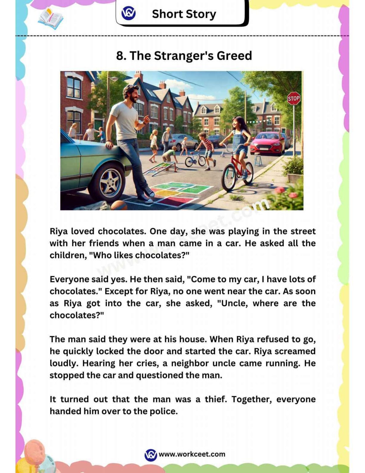 Short Stories in Englsih on Moral Values Download PDF, withPictures